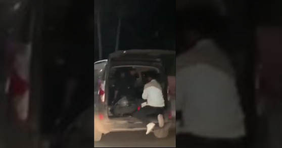 شاهد مطاردة مثيرة للصوص استعملوا سيارة لسرقة دراجة نارية بمراكش